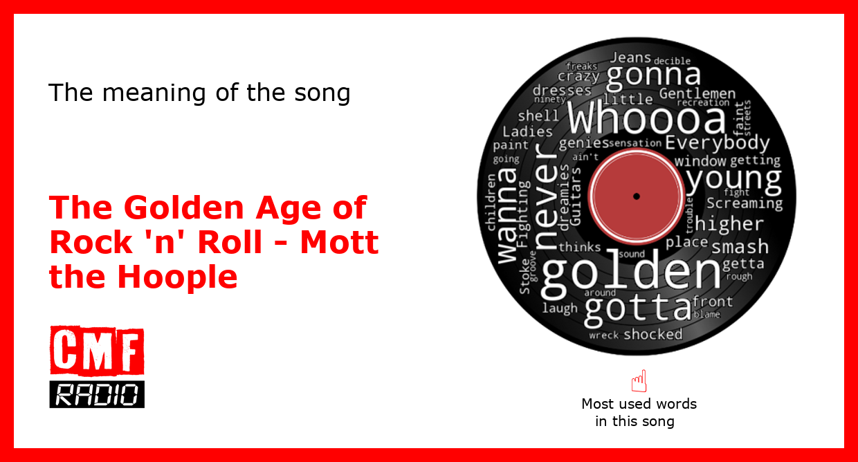 The story of the song The Golden Age of Rock 'n' Roll by Mott the Hoople