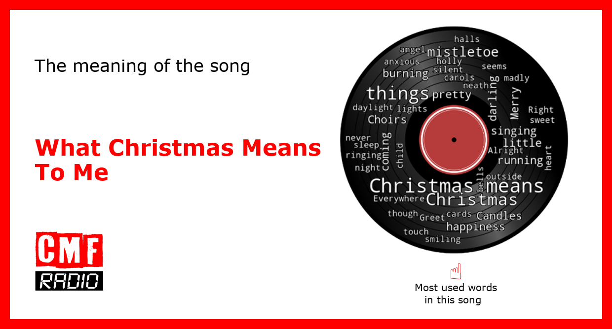 The story of the song What Christmas Means To Me - Stevie Wonder