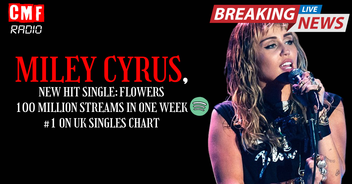 New record for Miley Cyrus: 100 million streams in one week on Spotify