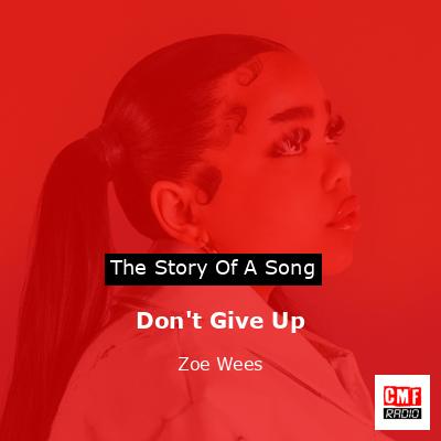 The story and meaning of the song 'Don't Give Up - Zoe Wees
