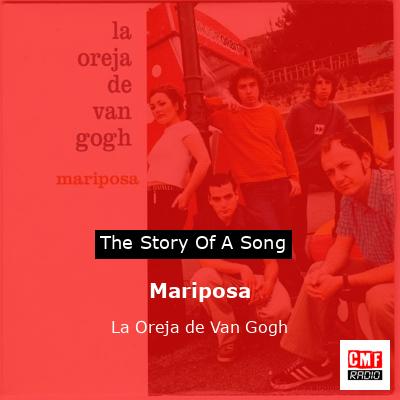The story and meaning of the song 'Mariposa - La Oreja de Van Gogh