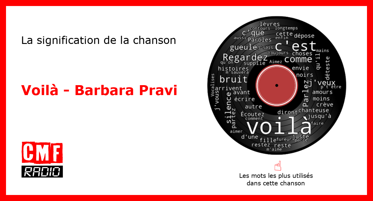 Histoire de la chanson Voilà - Barbara Pravi